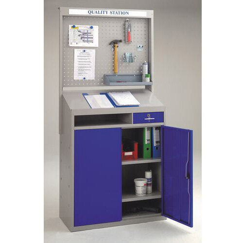 Quality Control Station With Pegboard Pegboard & Magnetic Backboard ...