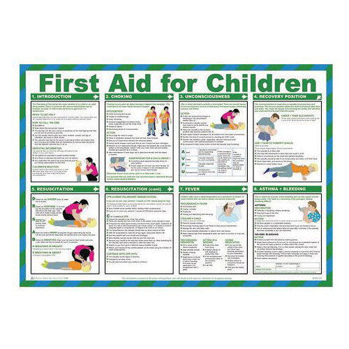 Poster First Aid For Children - Hunt Office Ireland