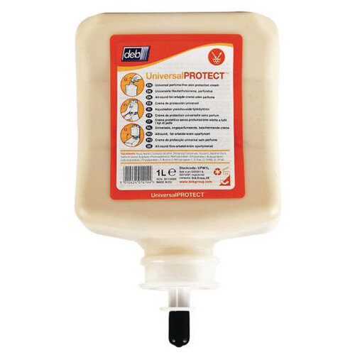 DEB Pre-Work Hand Cream Capacity 1L Cartridge Refills Pack 6 - Hunt ...