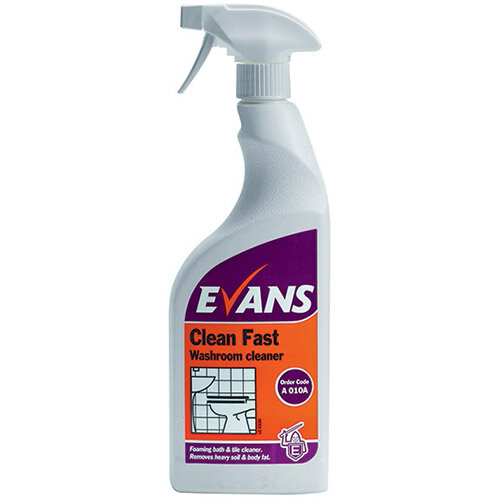 Evans Clean Fast Washroom Cleaner 750ml A010AEV - Hunt Office Ireland