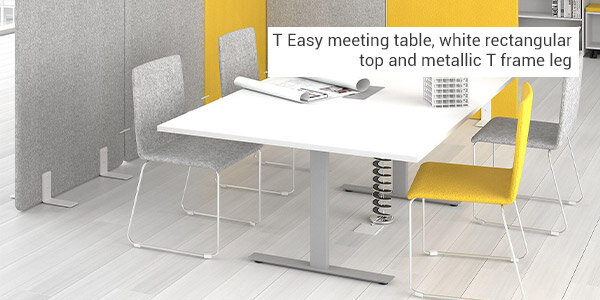 Metal T-Frame Boardroom Tables - HuntOffice.ie