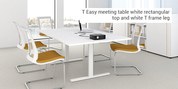 Metal T-Frame Boardroom Tables - HuntOffice.ie