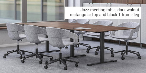 Metal T-Frame Boardroom Tables - HuntOffice.ie