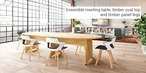 Panel Leg Boardroom Tables - HuntOffice.ie