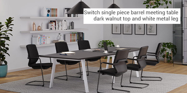 Square Metal Leg Boardroom Tables - HuntOffice.ie